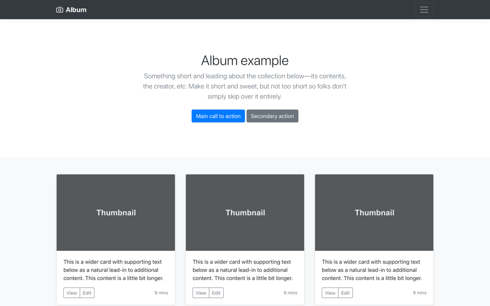 Examples · Bootstrap 4 RTL