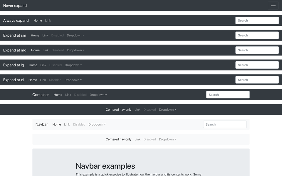 Examples · Bootstrap 4 RTL